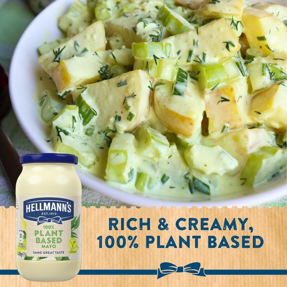 Hellmann's Plant Based Mayo 400g - Morrisons Online Groceries & Offers