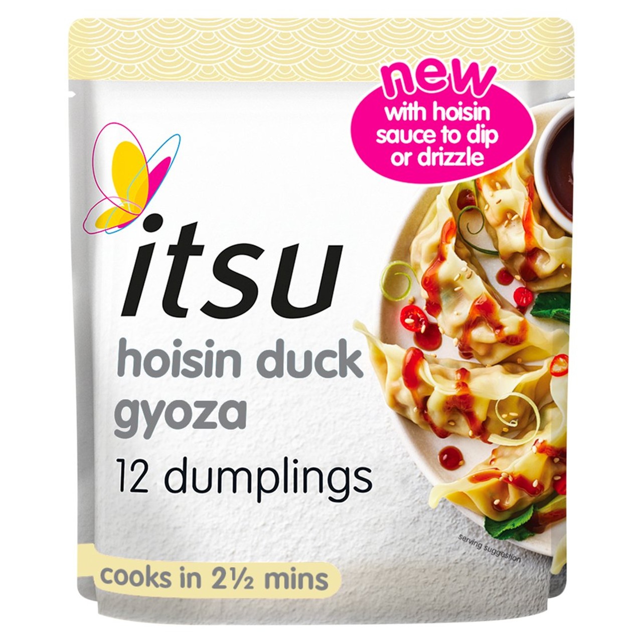 Itsu 12 Hoisin Duck Gyoza Dinner Dumplings - Morrisons Online Groceries ...