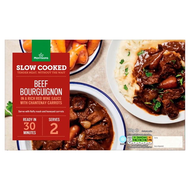 Morrisons Slow Cooked Beef Bourguignon - Morrisons Online Groceries ...