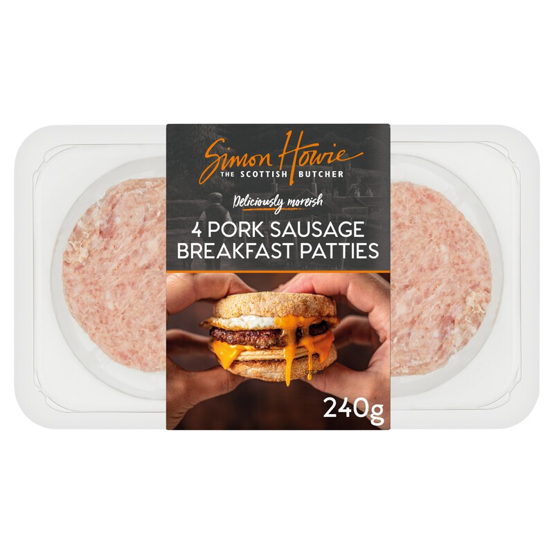 Simon Howie Pork Sausage Breakfast Patties - Morrisons Online Groceries ...