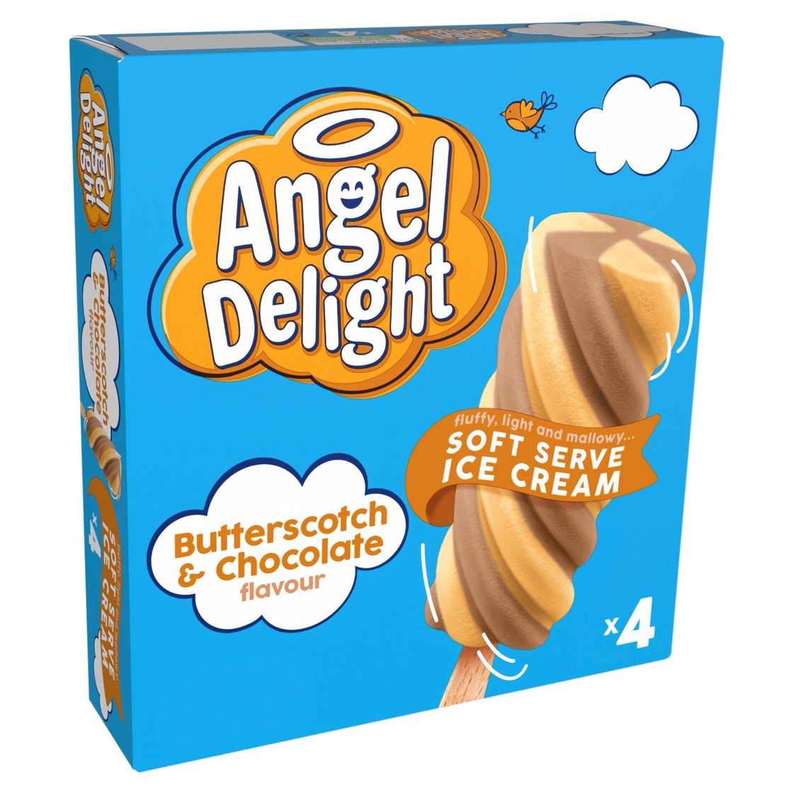 Angel Delight Butterscotch & Chocolate Ice Cream Sticks - Morrisons Online Groceries & Offers