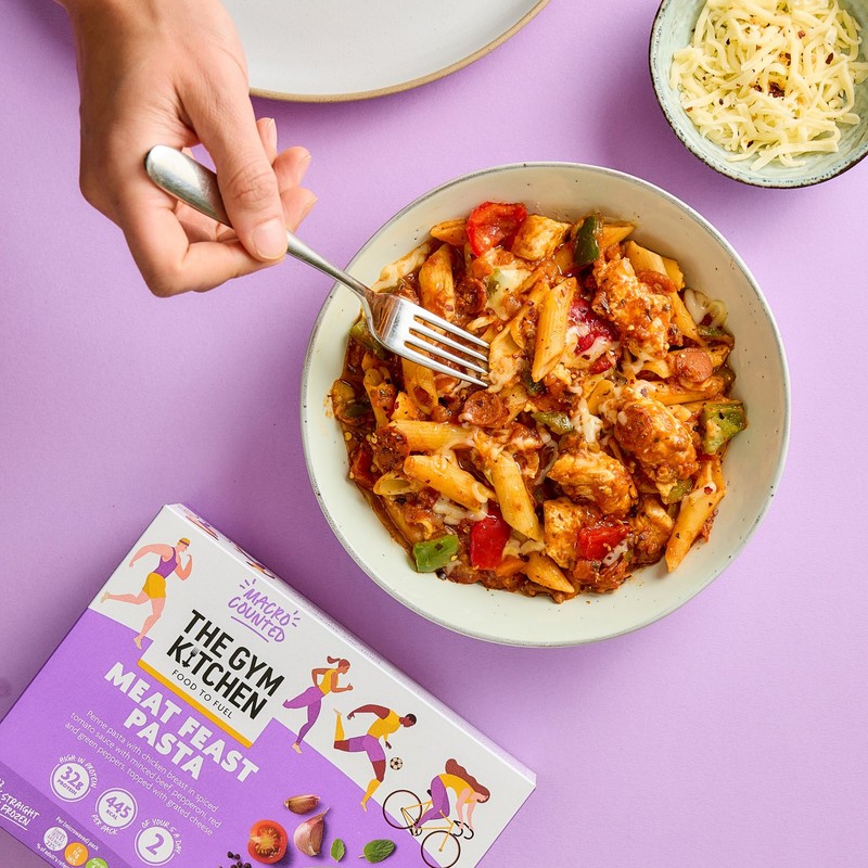 The Gym Kitchen Meat Feast Pasta - Morrisons Online Groceries & Offers