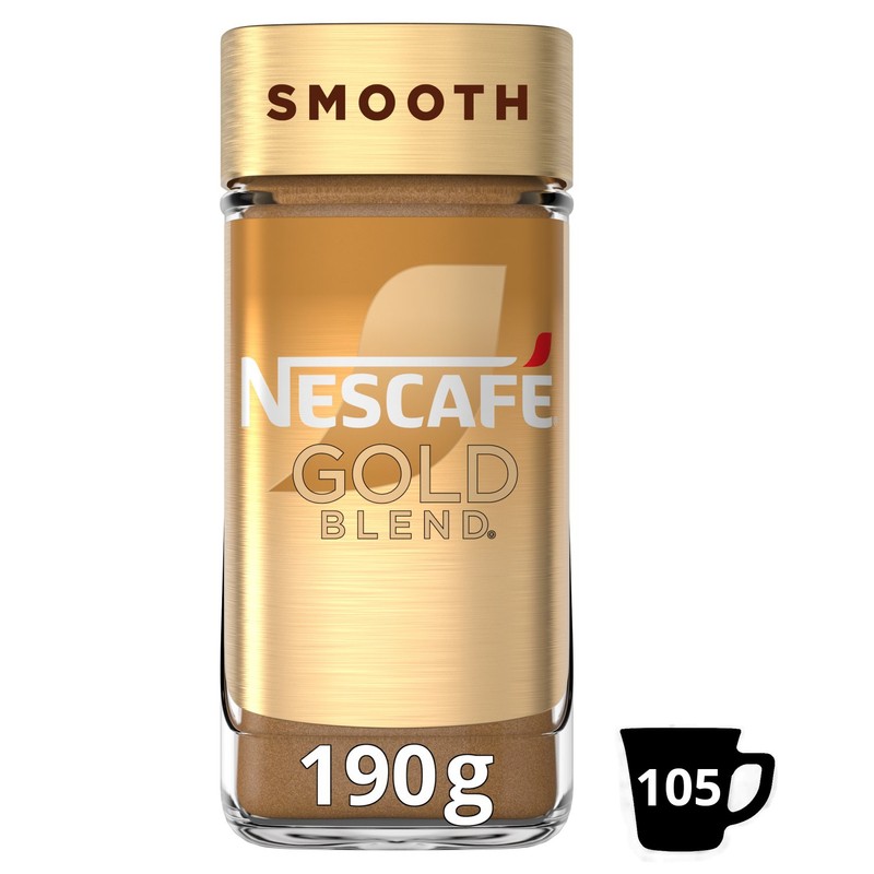Nescafe Gold Blend Smooth Coffee 190g - Morrisons Online Groceries & Offers