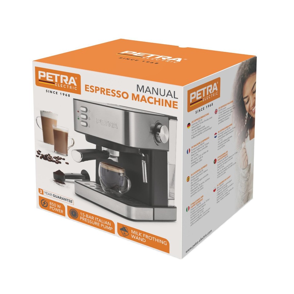 Salter Petra Manual Espresso Machine - Morrisons Online Groceries & Offers