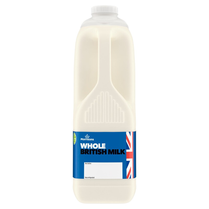 Morrisons British Whole Milk 6 Pint - Morrisons Online Groceries & Offers