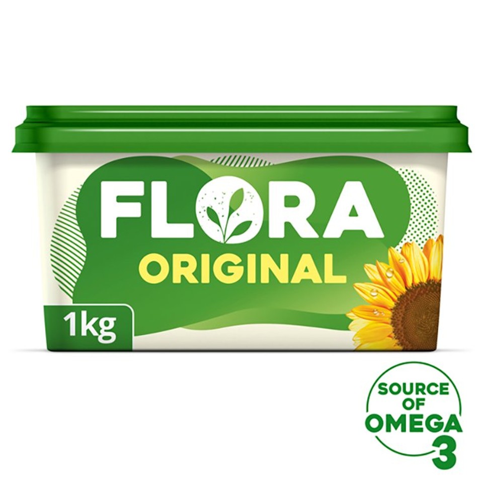 Flora Original Spread With Natural Ingredients 1kg - Morrisons Online ...