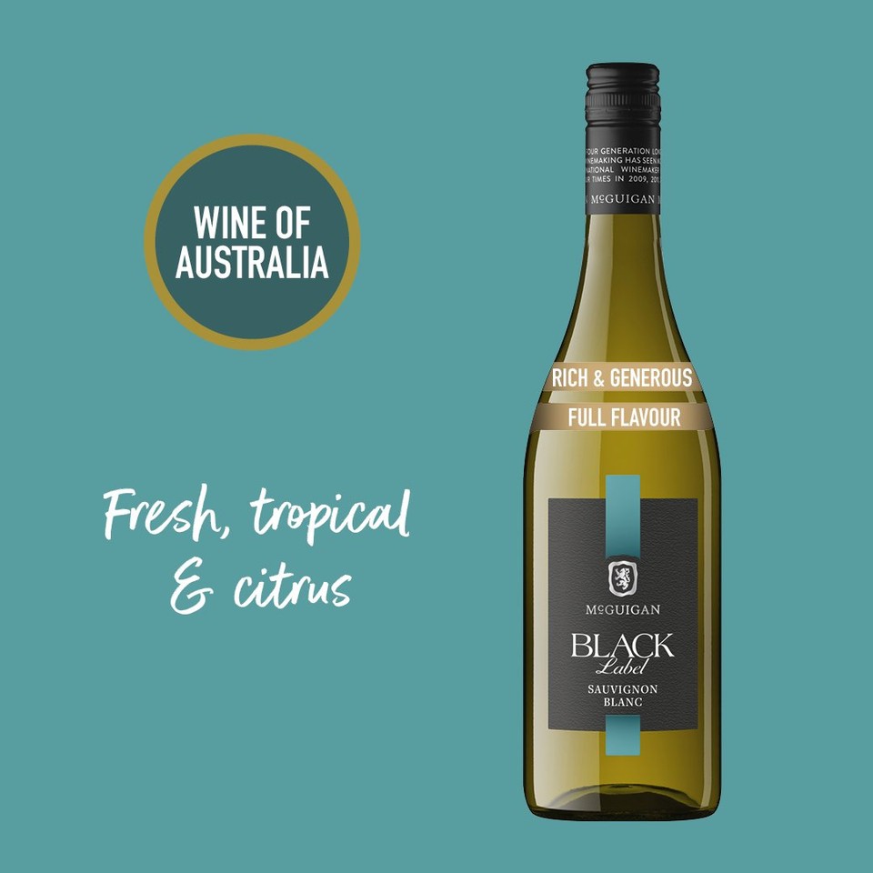 McGuigan Black Label Sauvignon Blanc - Morrisons Online Groceries & Offers