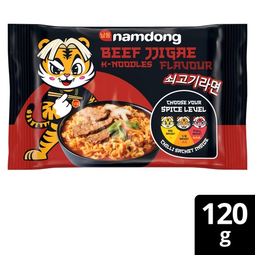Namdong Beef Jiggae Instant Noodle Block 120g - Morrisons Online ...