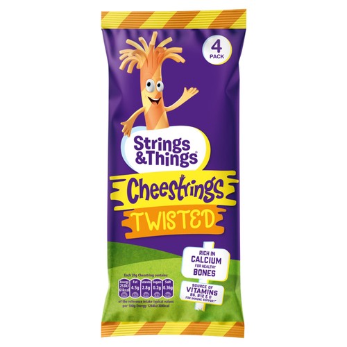Strings & Things Cheestrings Twisted Cheese Snack - Morrisons Online ...