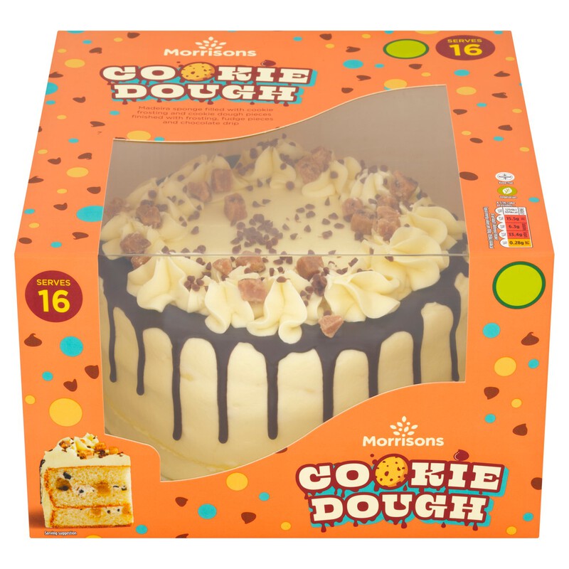 Morrisons Cookie Dough Cake - Morrisons Online Groceries & Offers