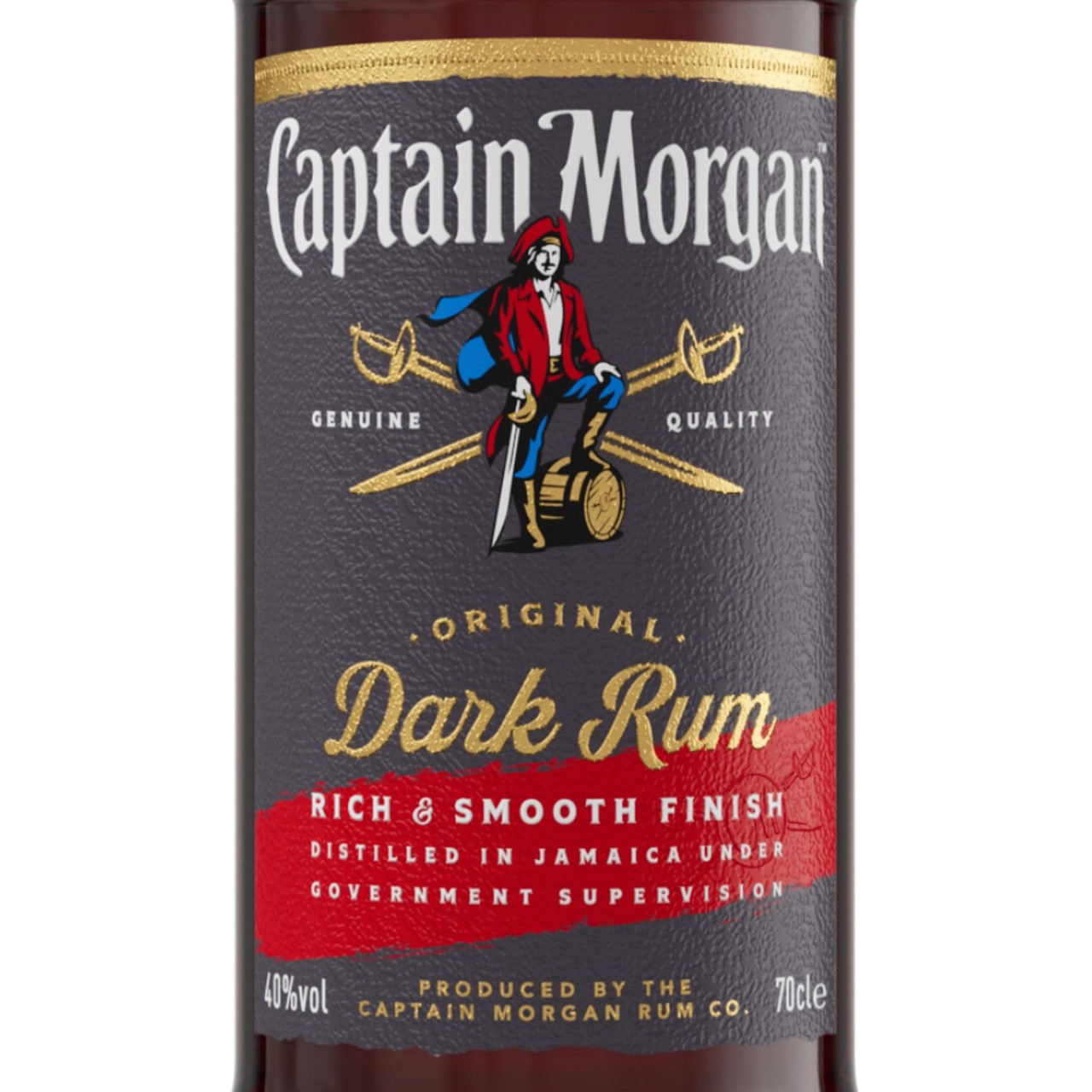 Captain Morgan Dark Rum - Morrisons Online Groceries & Offers