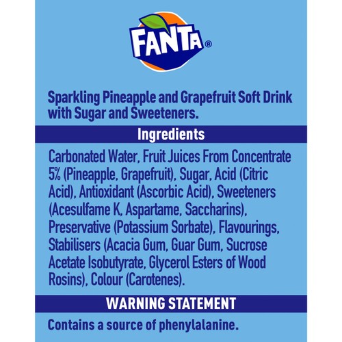 Fanta Pineapple & Grapefruit 24 x 330ml - Morrisons Online Groceries ...