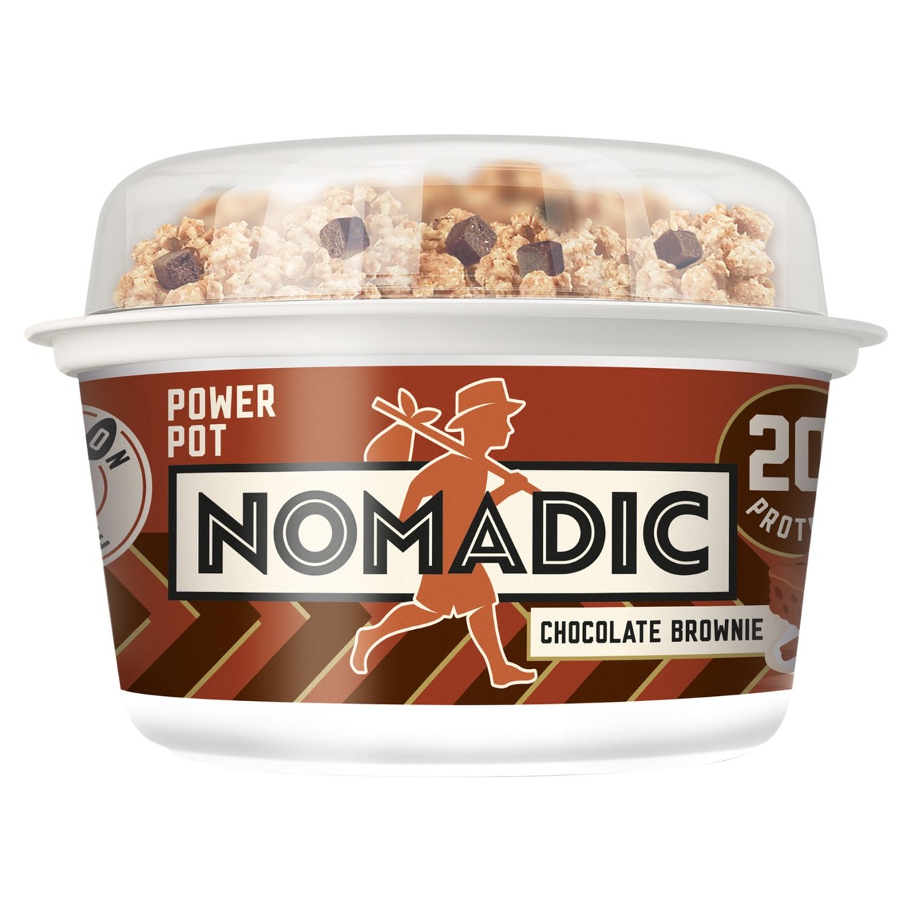 Nomadic Power Pot Vanilla Yogurt & Granola & Chocolate Brownie ...