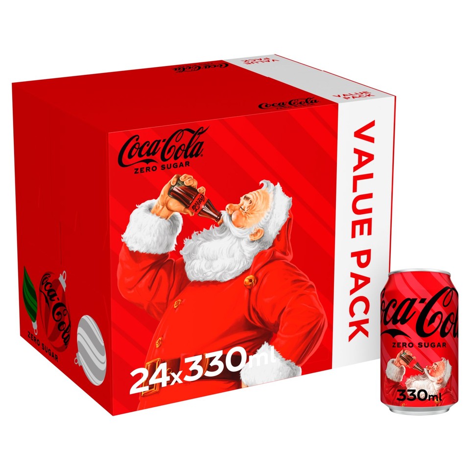 Coca-Cola Zero Sugar 24 x 330ml - Morrisons Online Groceries & Offers