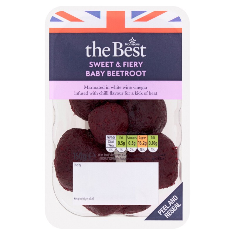 Morrisons The Best Sweet Fiery Baby Beetroot - Morrisons Online ...