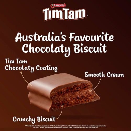 Tim Tam Original Milk Chocolate Biscuits 9 Pack - Morrisons Online ...