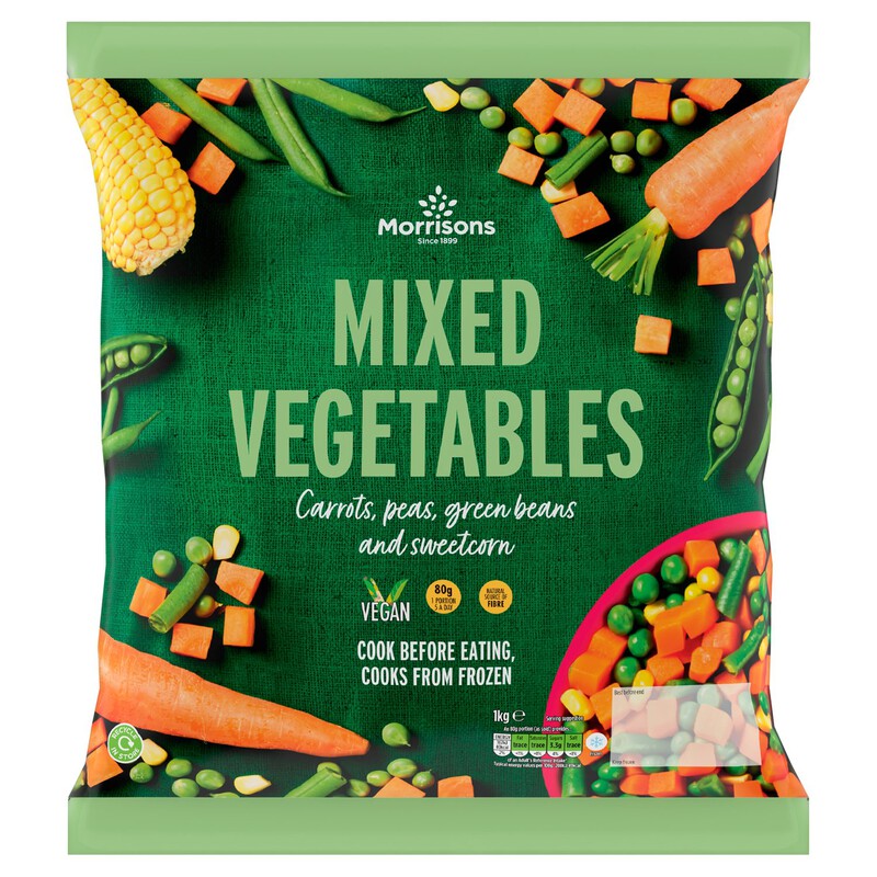 Morrisons Frozen Mixed Vegetables - Morrisons Online Groceries & Offers
