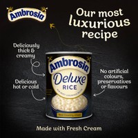 Ambrosia Deluxe Cream Rice Pudding Can - Morrisons Online Groceries ...