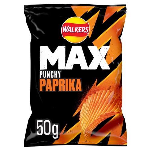 Walkers Max Paprika Crisps - Morrisons Online Groceries & Offers
