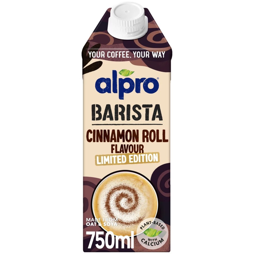 Alpro Barista Cinnamon Roll Chilled Dairy Free Drink 750ml - Morrisons ...
