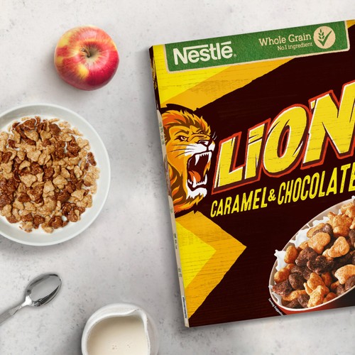 Nestle Lion Caramel and Chocolate Cereal 400g - Morrisons Online ...