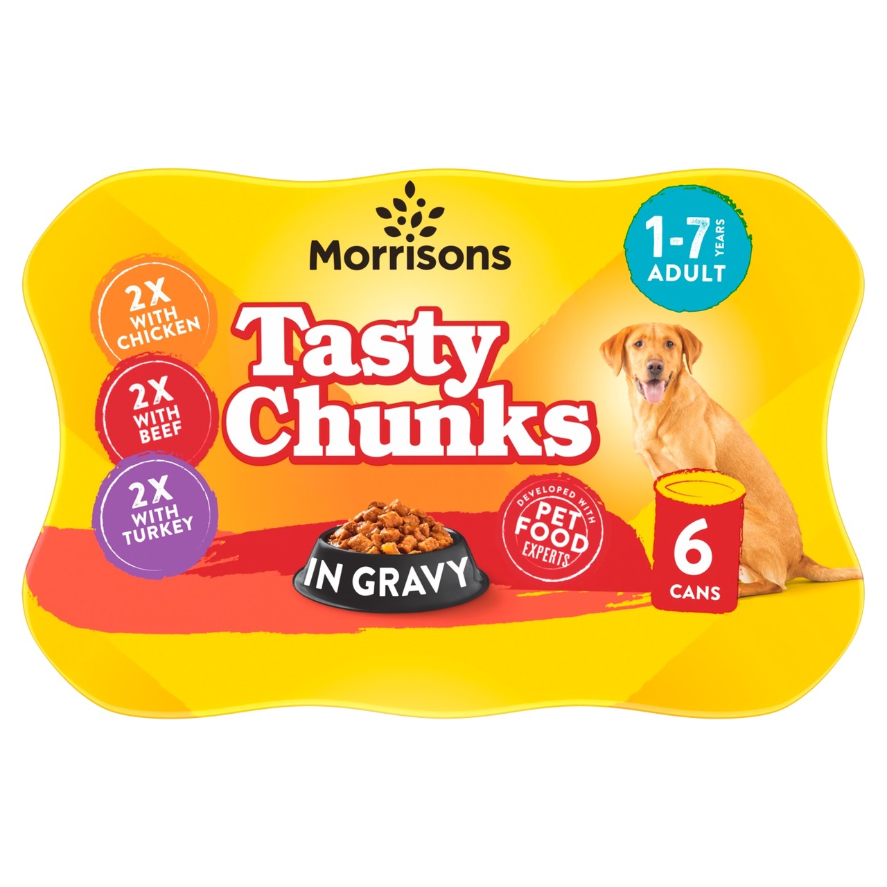 Morrisons Dog Food Meat Chunks In Gravy - Morrisons Online Groceries ...