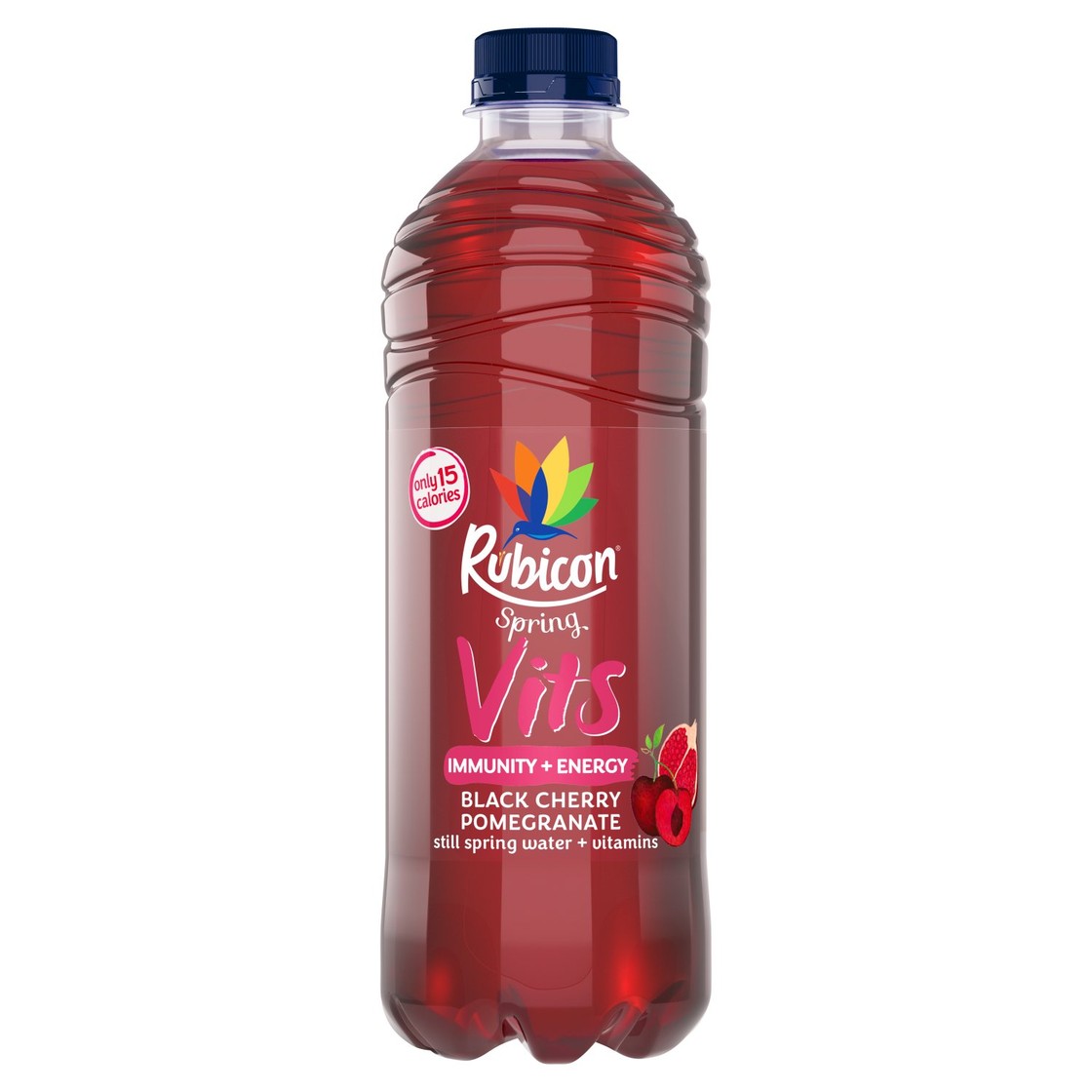 Rubicon Spring Vits Black Cherry Pomegranate Still Spring Water 500ml - Morrisons Online ...