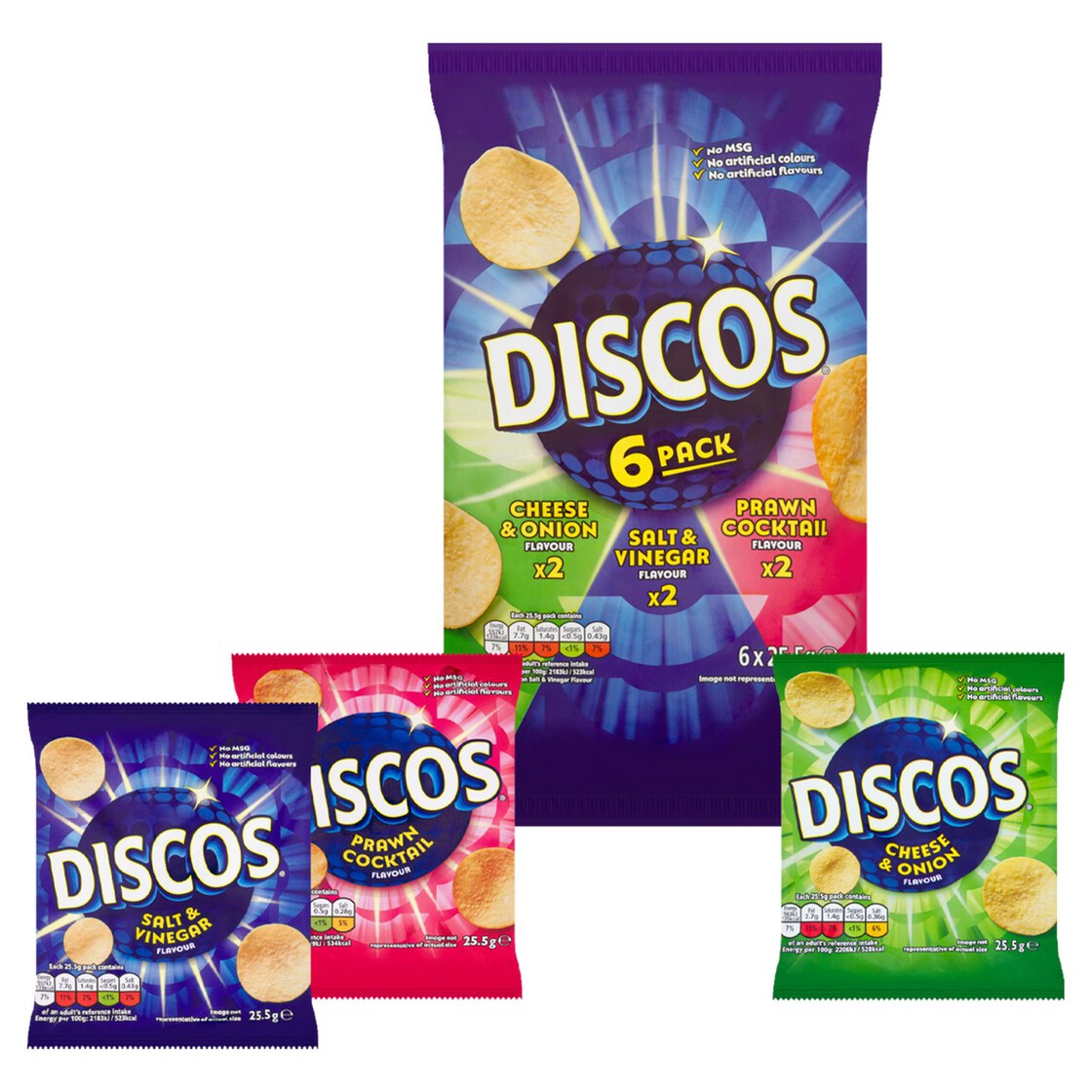 Discos Variety Multipack Crisps - Morrisons Online Groceries & Offers