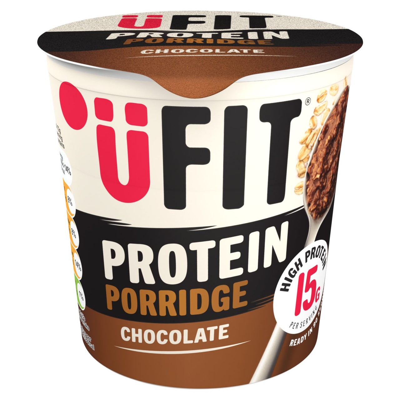 UFIT Protein Chocolate Porridge Pot 72g - Morrisons Online Groceries & Offers
