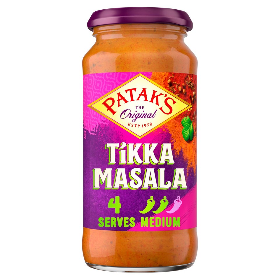 Patak's Tikka Masala Indian Curry Cooking Sauce 450g - Morrisons Online ...