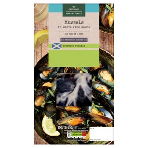 Morrisons Scottish Cooked Mussels In White Wine Sauce - Morrisons ...