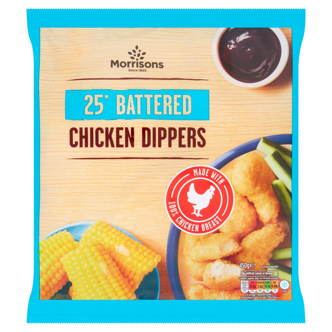 Morrisons 25 Battered Chicken Dippers - Morrisons Online Groceries & Offers