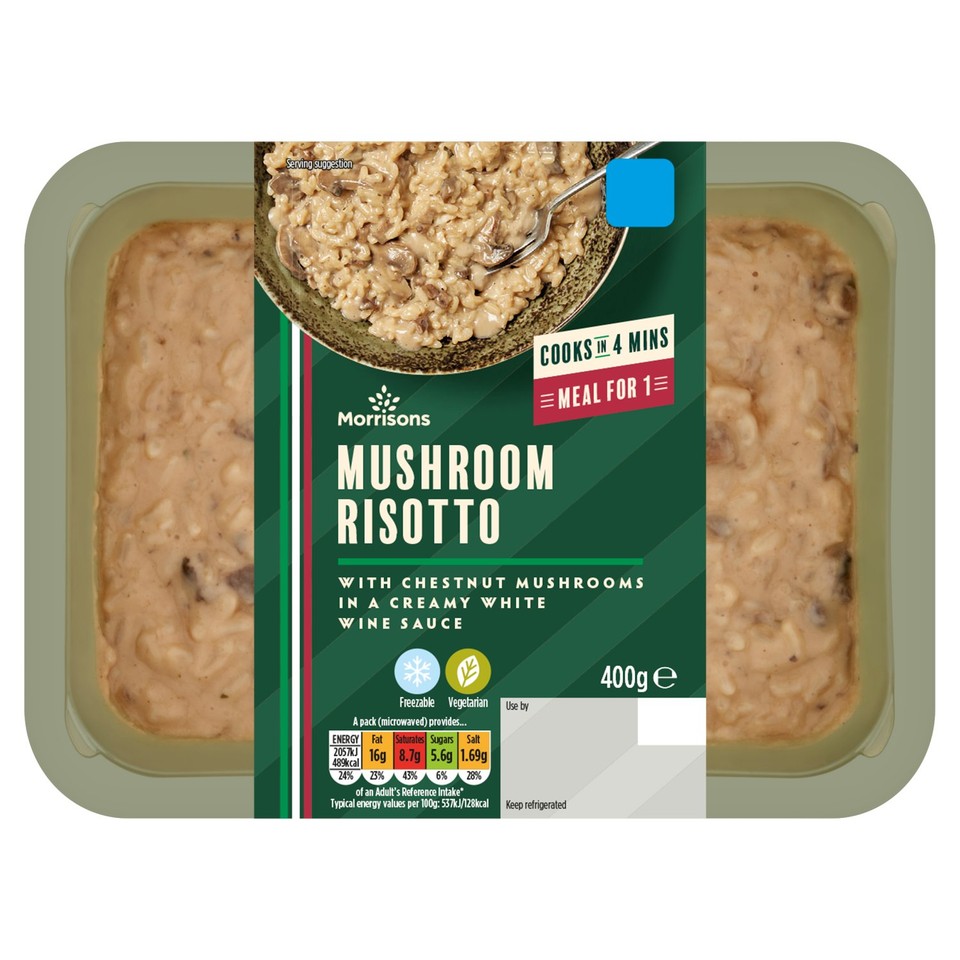 Morrisons Mushroom Risotto 400g - Morrisons Online Groceries & Offers