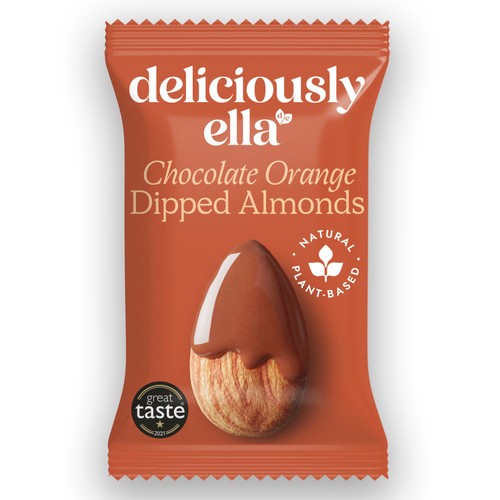 Deliciously Ella Chocolate Orange Dipped Almonds 27g - Morrisons Online ...