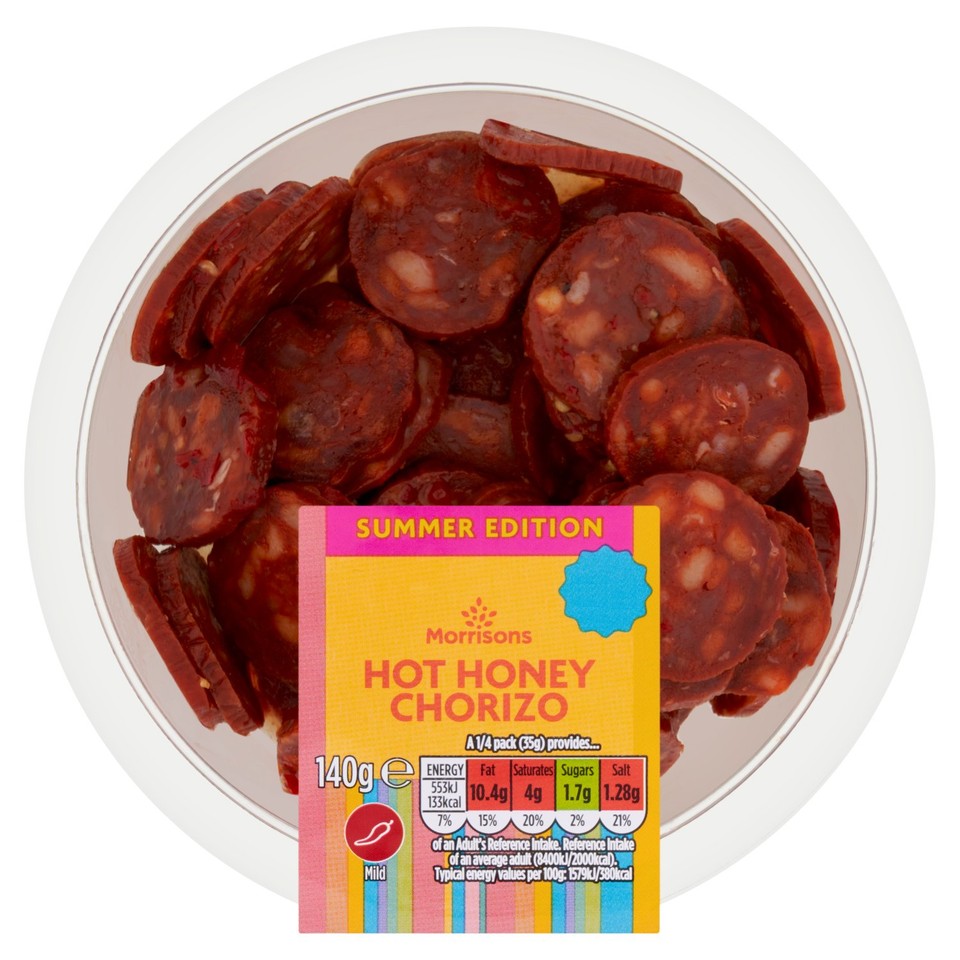 Morrisons Hot Honey Chorizo 140g - Morrisons Online Groceries & Offers