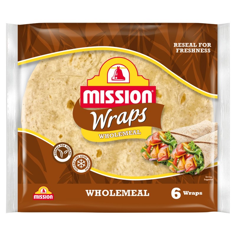 Mission Wholemeal Tortilla Wraps - Morrisons Online Groceries & Offers