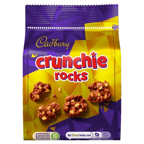 Cadbury Crunchie Rocks Chocolate Bag - Morrisons Online Groceries & Offers