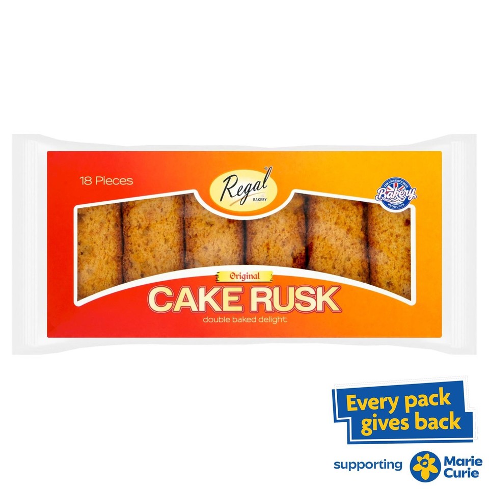 Regal Original Cake Rusks 18 Pack - Morrisons Online Groceries & Offers
