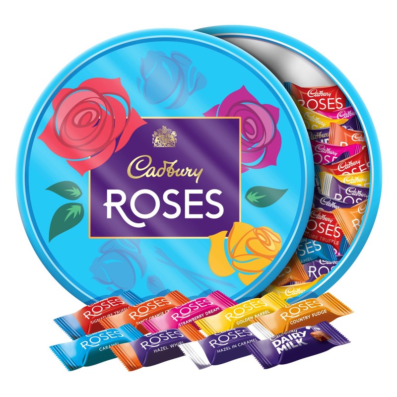 Cadbury Roses Chocolate Sharing Tub 550g - Morrisons Online Groceries ...