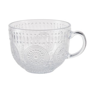 Nutmeg Home Embossed Glass Mug - Morrisons Online Groceries & Offers