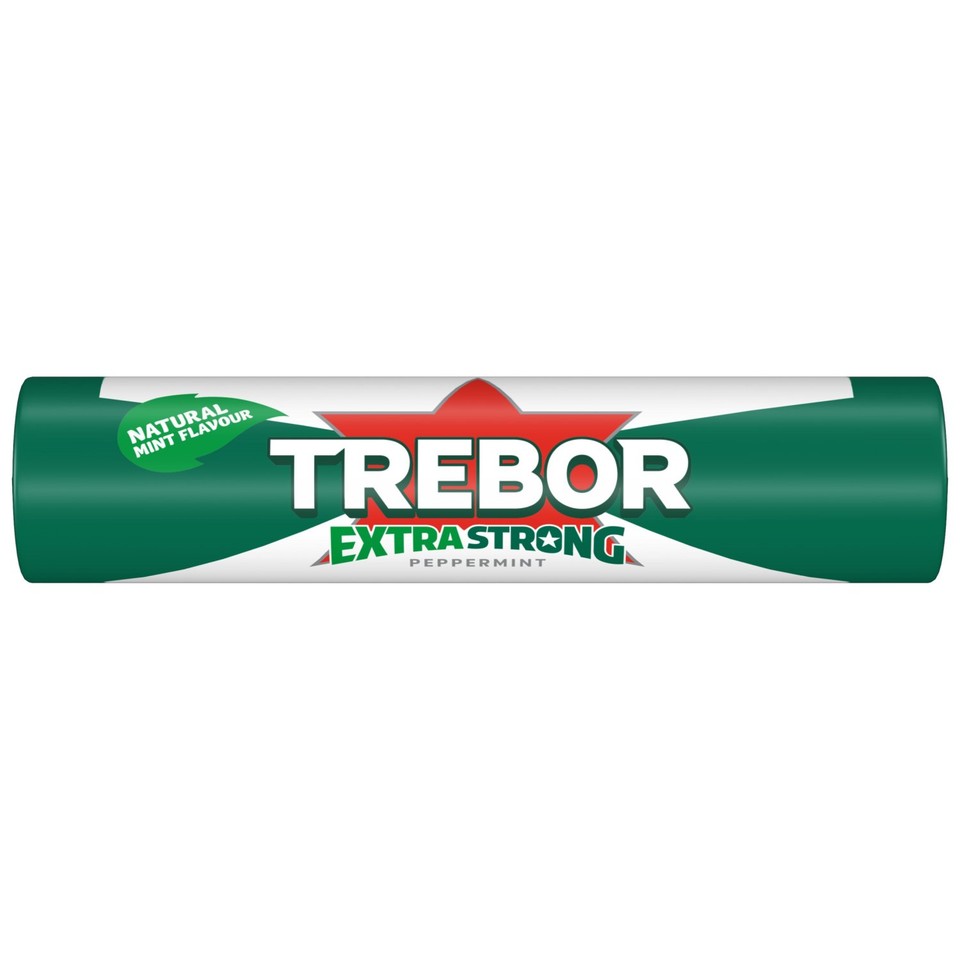 Trebor Extra Strong Peppermint 4 Rolls - Morrisons Online Groceries ...