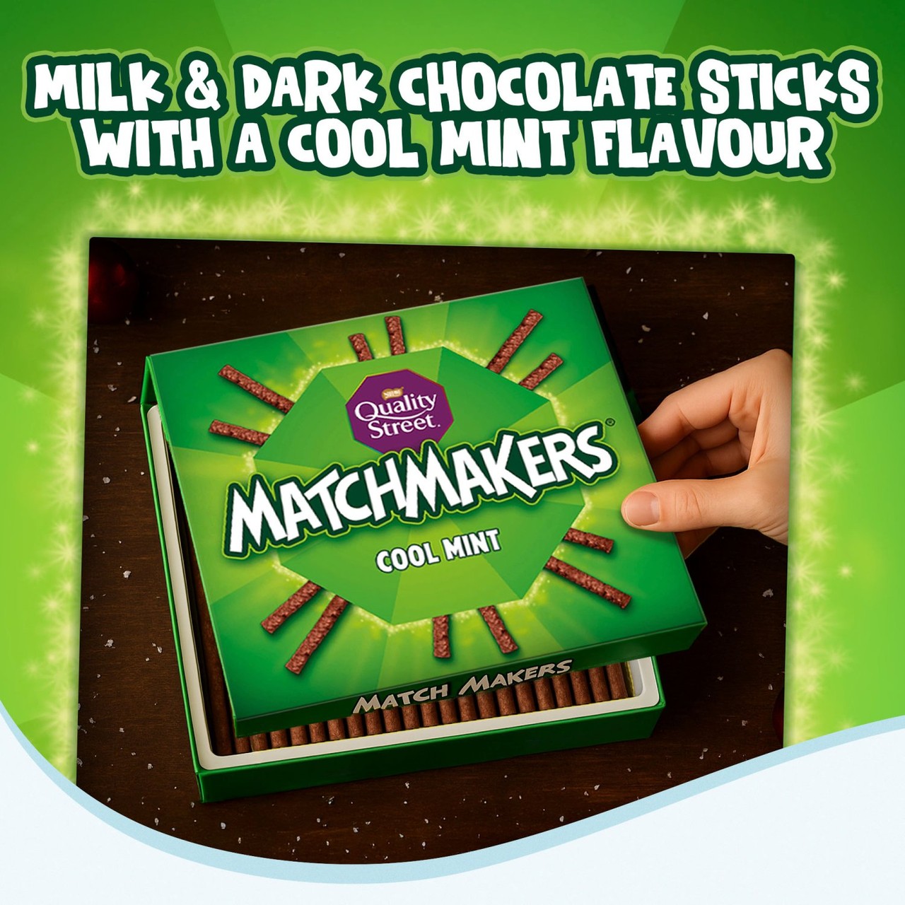 Quality Street Matchmakers Cool Mint Chocolate Box - Morrisons Online ...