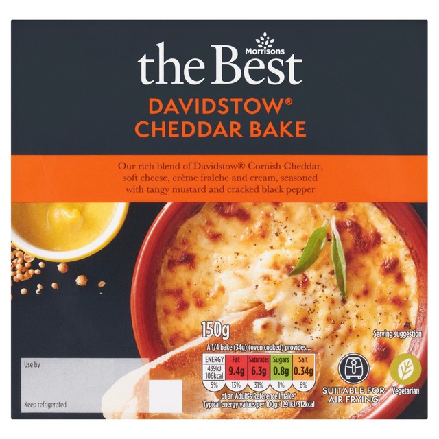 Morrisons The Best Davidstow Cheddar Bake 150g - Morrisons Online ...