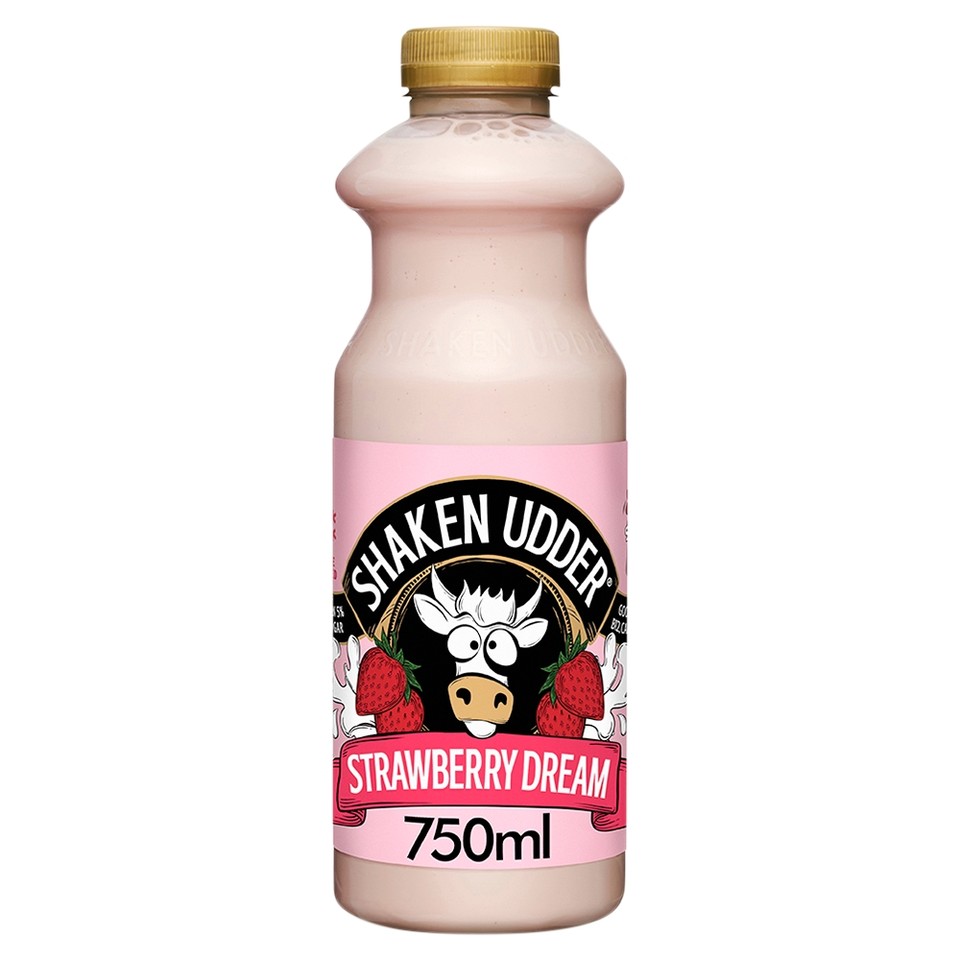Shaken Udder Strawberry Dream Milkshake 750ml - Morrisons Online ...