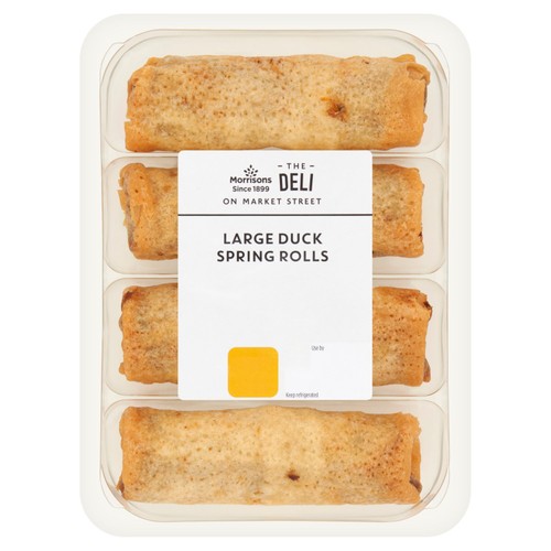 Market Street Deli Large Duck Spring Rolls - Morrisons Online Groceries ...
