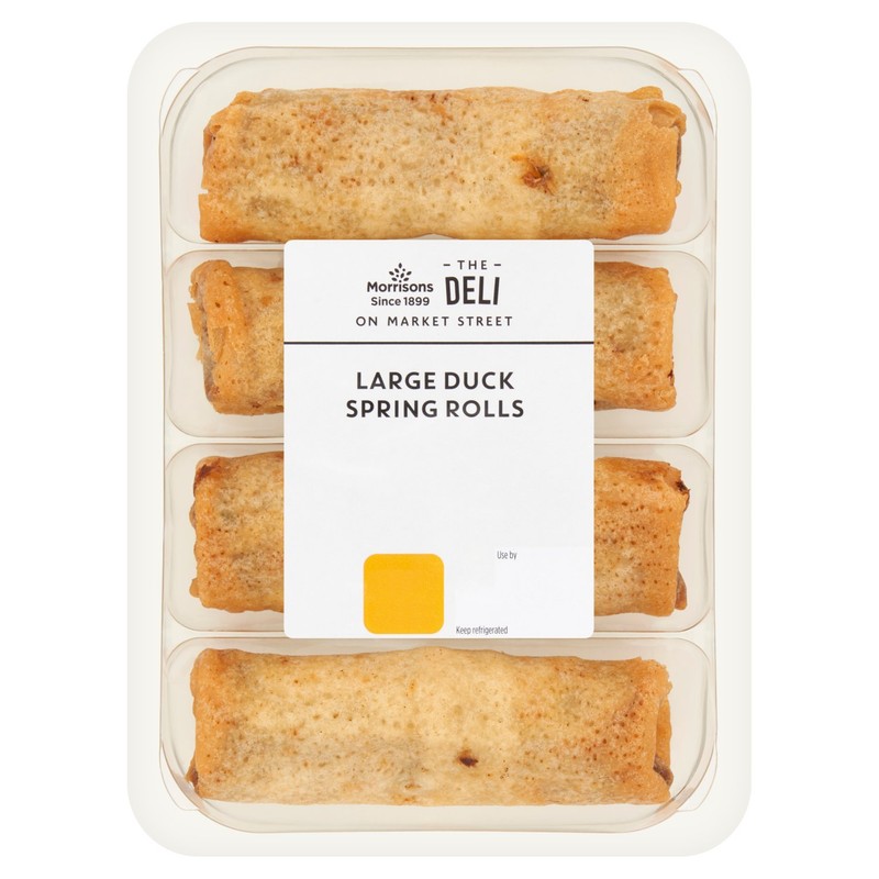 Market Street Deli Large Duck Spring Rolls - Morrisons Online Groceries ...