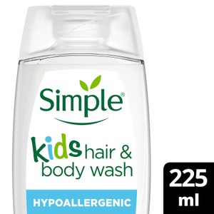 Simple Kids Hair & Body Wash 225ml - Morrisons Online Groceries & Offers