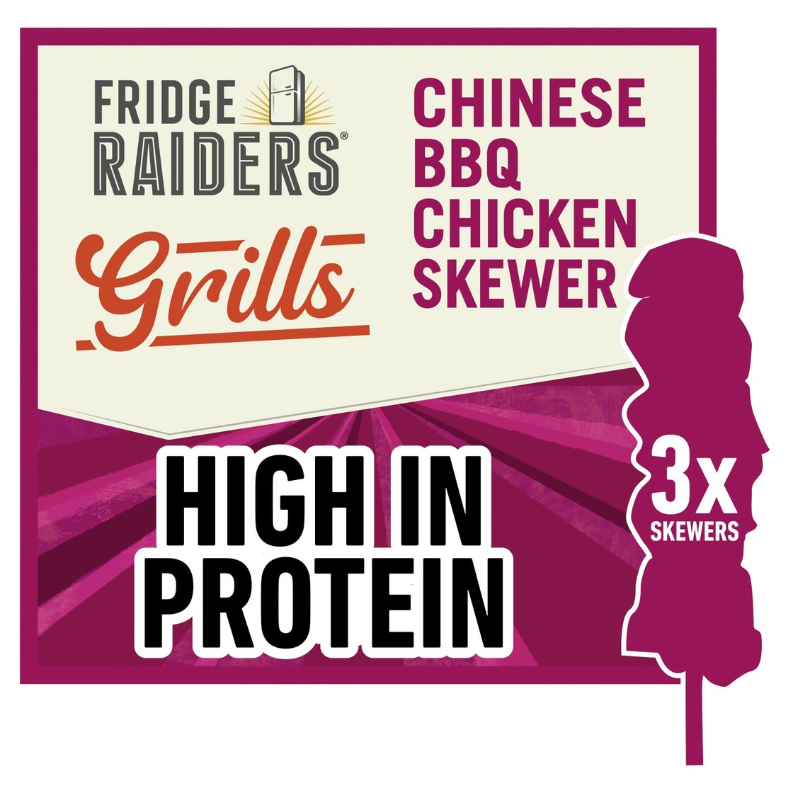 Fridge Raiders Chinese BBQ Chicken Snack Skewers 3 x 30g - Morrisons ...