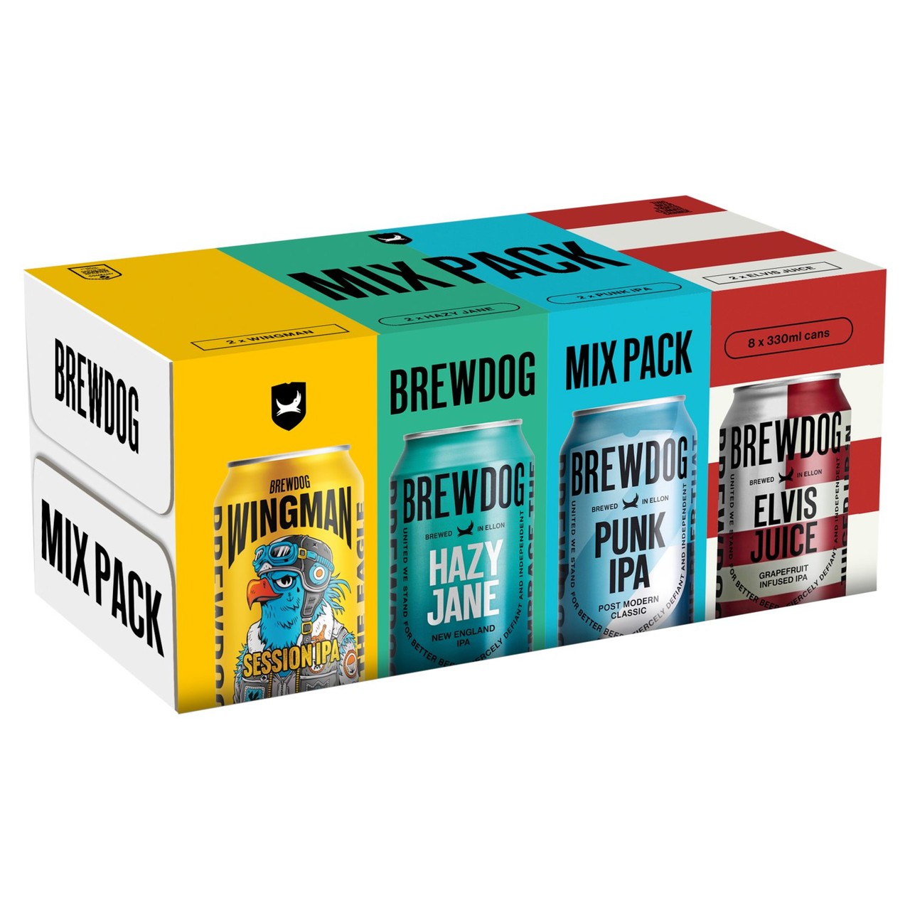 BrewDog Mix Beer Cans 8x330ml - Morrisons Online Groceries & Offers