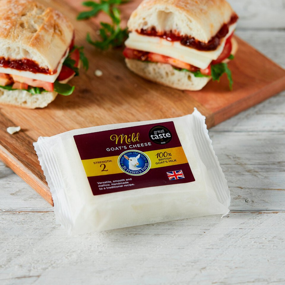 St Helen's Farm - Mild Goats Cheese - Morrisons Online Groceries & Offers